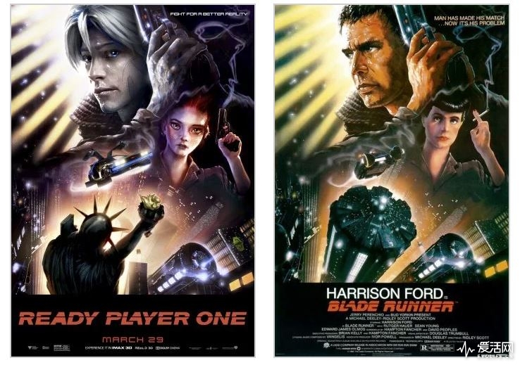 《头号玩家》电影海报玩出了一种新境界_凤凰科技