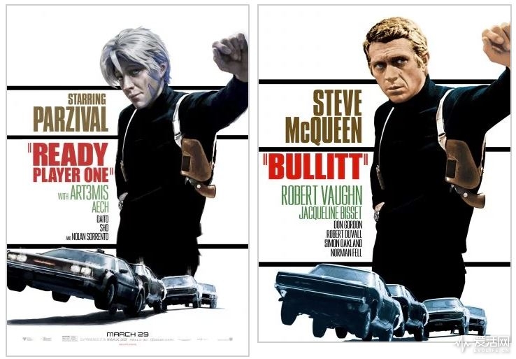 《头号玩家》电影海报玩出了一种新境界_凤凰科技