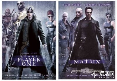 《头号玩家》电影海报玩出了一种新境界_凤凰科技