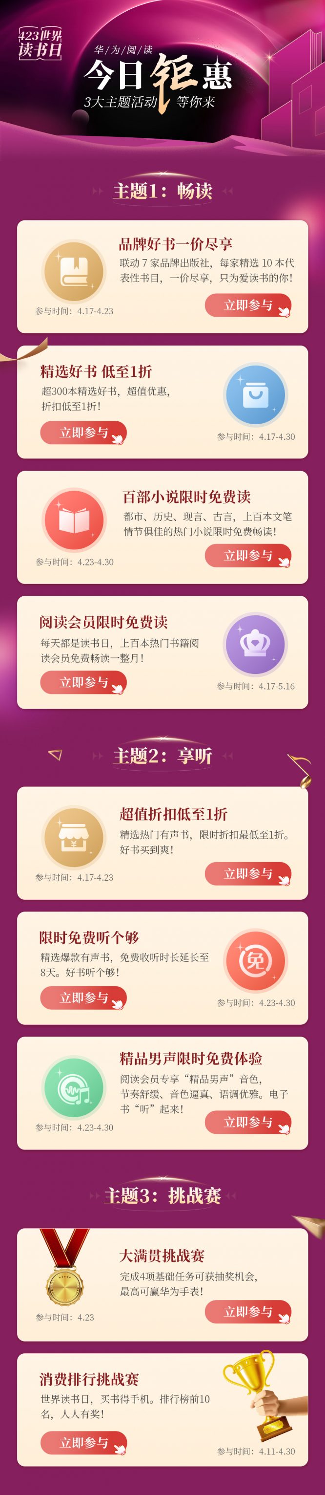 世界读书日｜华为阅读联合40余家伙伴推出精品书单 | 爱活网 Evolife.cn